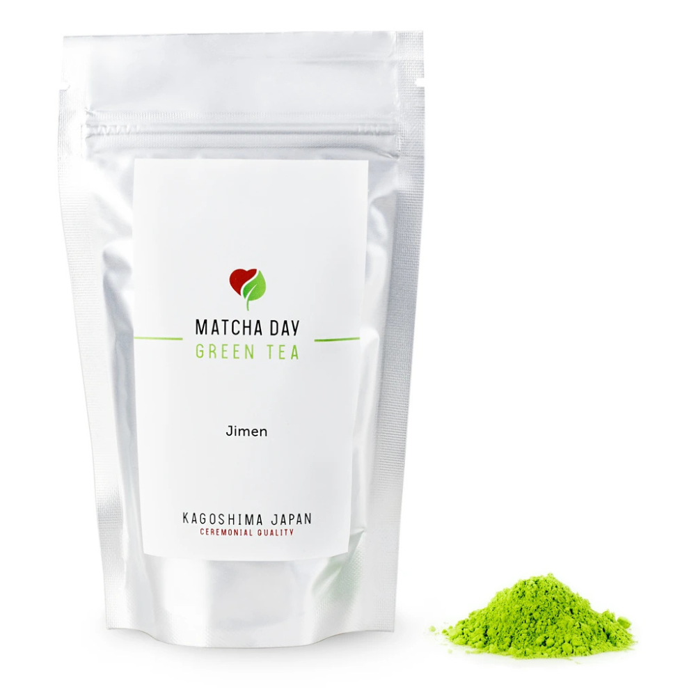 Matcha Day – Matcha čaj Jimen (vysoká kvalita), 50 g (ALU sáčok ...