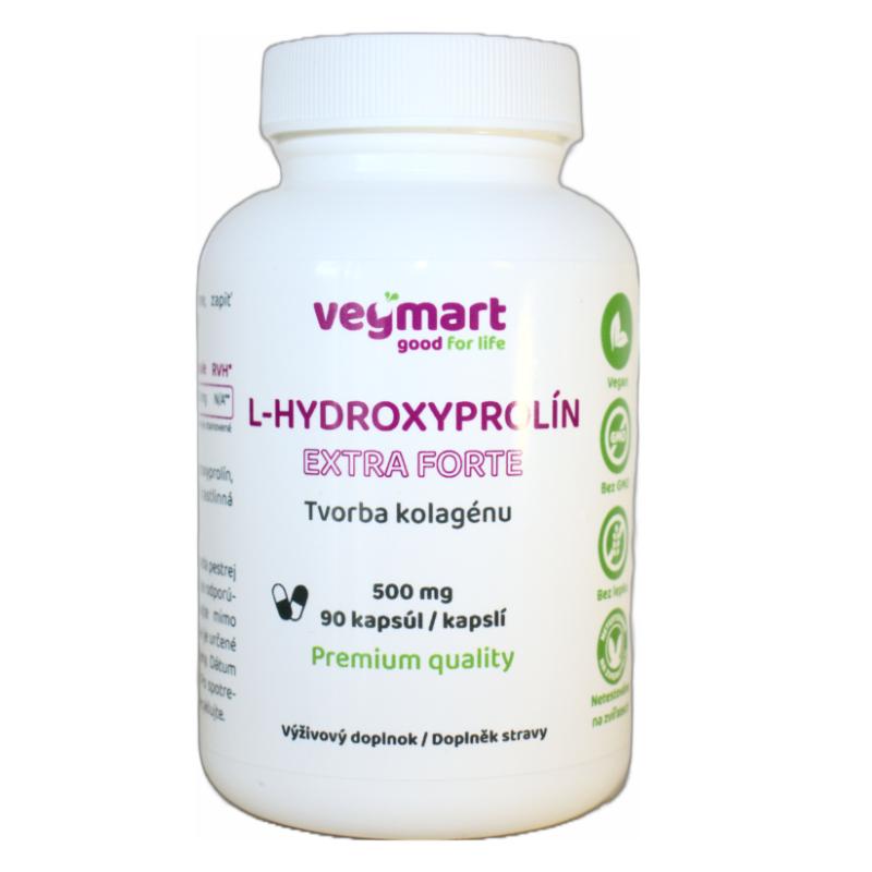 Vegmart L-hydroxyprolin Extra Forte, 90 kapslí | Vegmart.cz